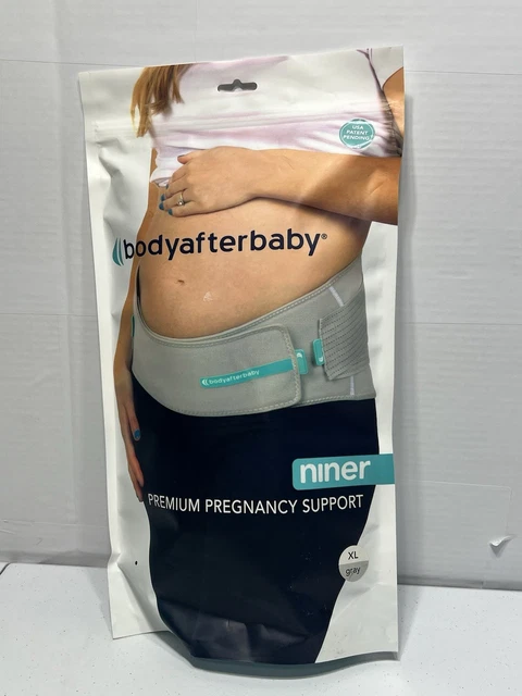NINER PREGNANCY SUPPORT Belt Gray XL Body After Baby Maternity Belly ...