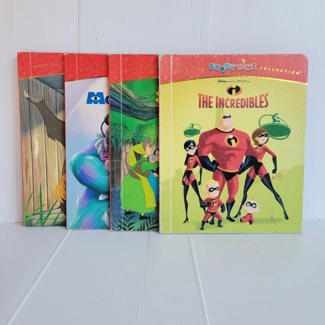 DISNEY PIXAR FUNTASTIC Storytime Collection Hardcover Favourite Four ...
