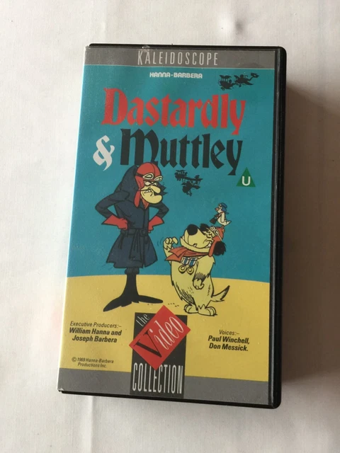 DASTARDLY AND MUTTLEY VHS Video Cassette Cartoon Animated PAL Video ...