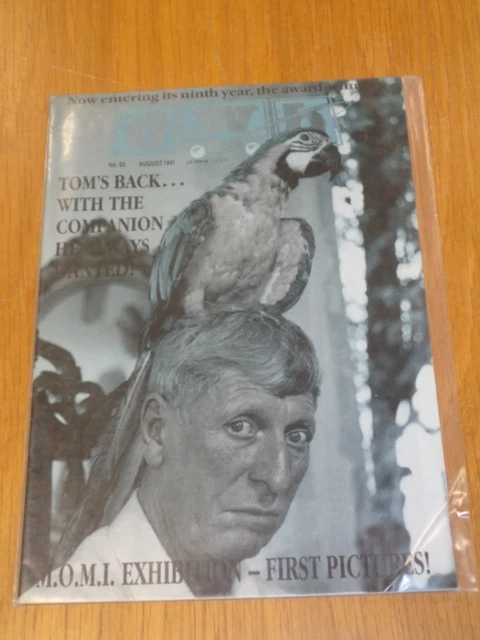 DWB MAGAZINE 92 August 1991 Doctor Who Tom Baker £1.99 - PicClick UK