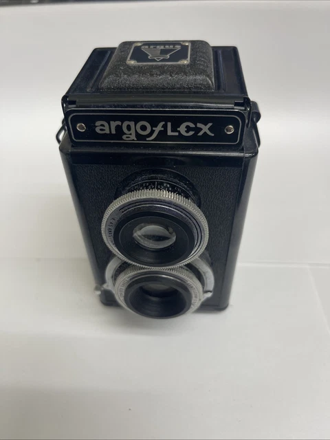 VINTAGE ARGUS ARGOFLEX Dual Lens 75mm Film Camera - Antique - Untested ...