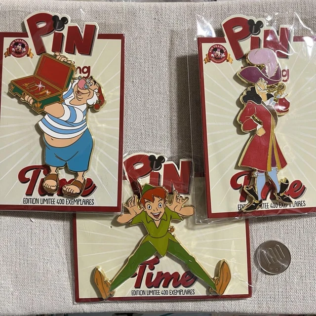 PARIS DISNEY LE400 Peter Pan Pin Time Pin Badge Set #a58477 EUR 743,57 ...