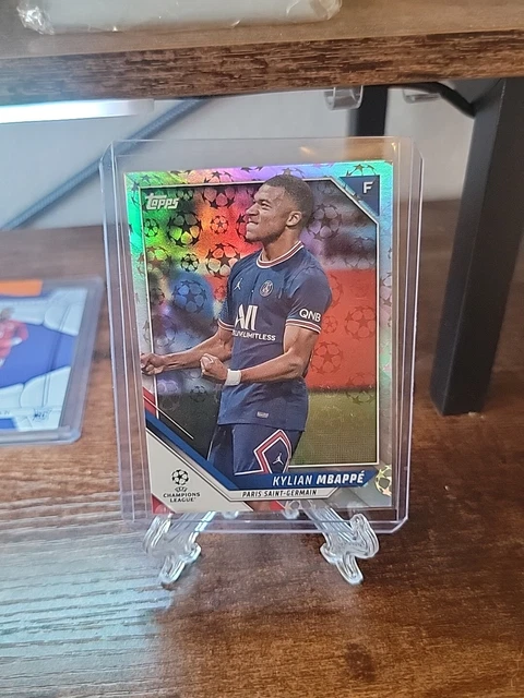 2022 TOPPS UEFA Champions League - Kylian Mbappé SPARKLE FOIL PARALLEL #200 PSG EUR 8,86 ...