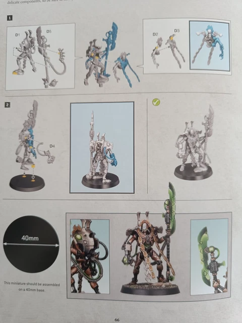 NECRON OVERLORD ON Sprue - Indomitus - Necrons - Warhammer 40K EUR 20 ...