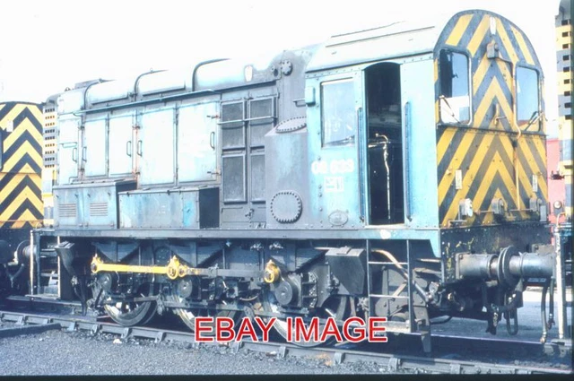 ORIGINAL 35MM SLIDE CLASS 08 SHUNTER NO 08633 AT CREWE 5/82 £3.50 ...