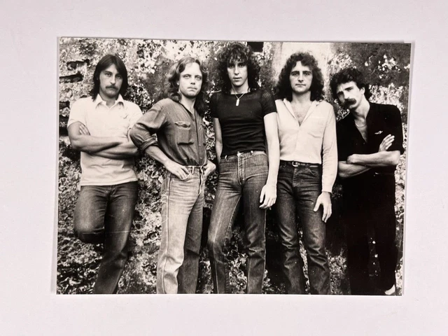 SAGA BAND PHOTO Michael Sadler Original Black And White Press Promotion ...