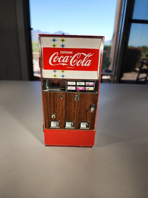COCA-COLA COKE SPRITE Vending Machine Die Cast Musical Bank 1996 By ...