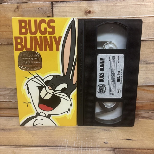 BUGS BUNNY VHS VCR Video Tape Used Cartoon Volume 1 £9.02 - PicClick UK