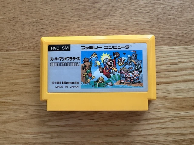 SUPER MARIO BROS. JPN Nintendo NES FC Classic Nintendo Game Famicom ...