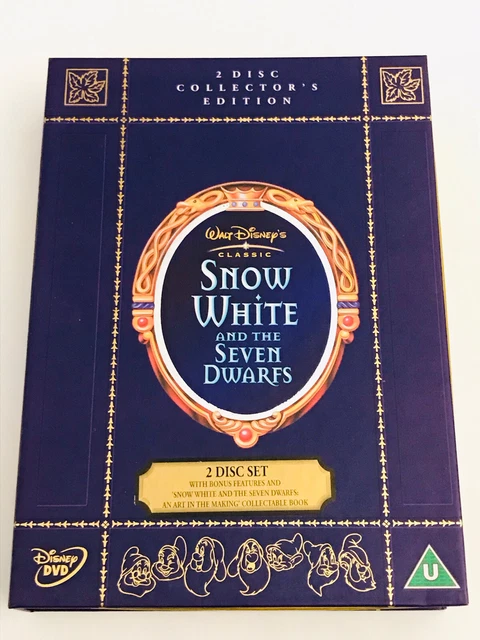 SNOW WHITE AND The Seven Dwarfs 2 Disc R2 DVD Collectors Edition Boxset ...