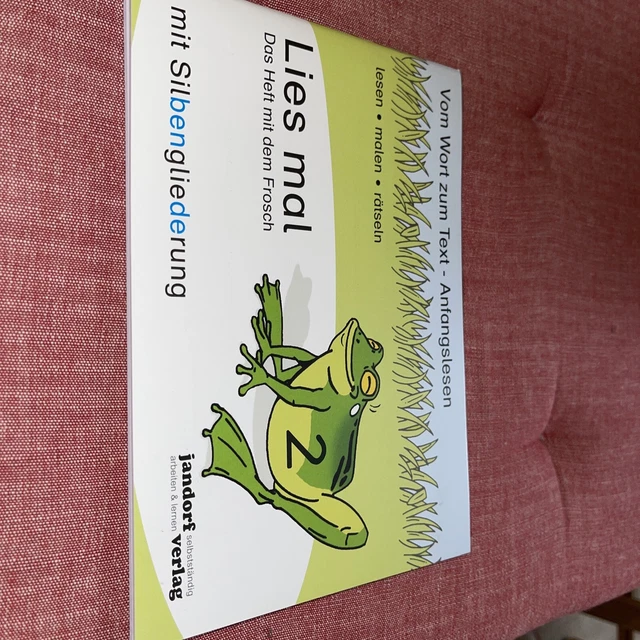 LIES MAL 2 (mit Silbengliederung) - Das Heft mit dem Frosch | Peter ...