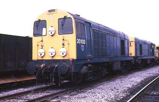 ORIGINAL COLOUR SLIDE of 20103 BR class 20 diesel loco £2.25 - PicClick UK