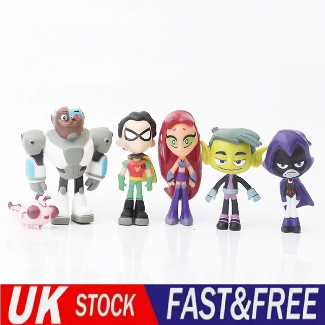 HIGH-QUALITY TEEN TITANS Go Miniature Figures Featuring Iconic ...