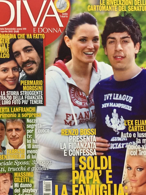 DIVA 2012 16.RENZO BOSSI,MASSIMO RANIERI,ANDREA BOCELLI,ELISABETTA GREGORACI EUR 19,99 - PicClick IT