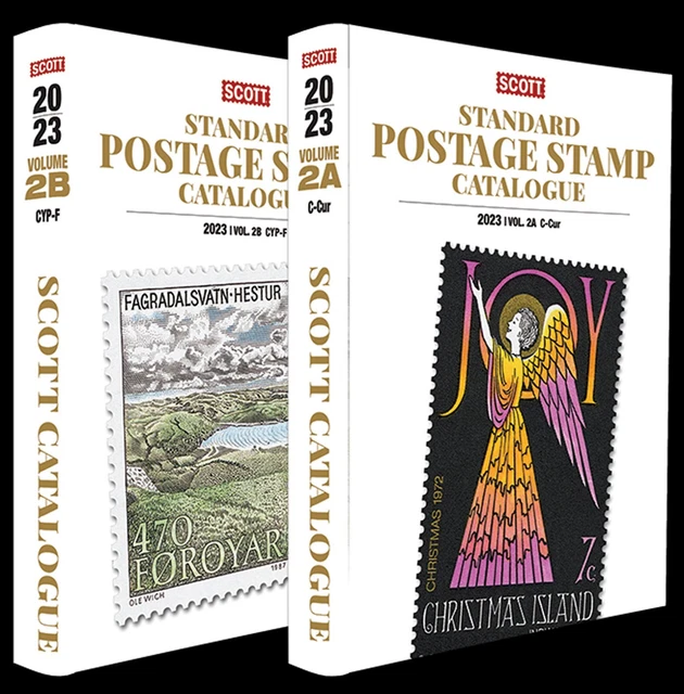 SCOTT STAMP CATALOG 2023 Volume 2A/2B - COUNTRIES C-F Reference Book ...