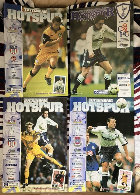 JURGEN KLINSMANN SIGNED Poster+17 Tottenham Spurs Homes 1996-9 A Few ...