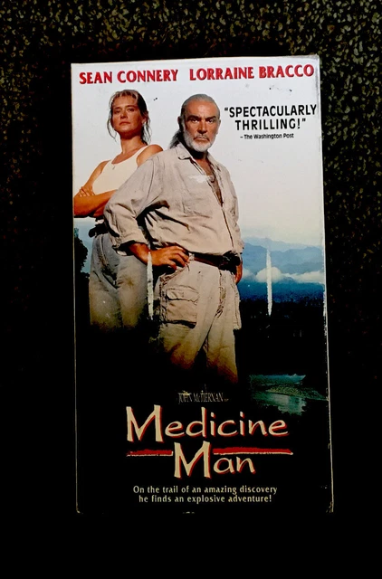 MEDICINE MAN (VHS) Sean Connery, Lorraine Bracco £2.65 - PicClick UK