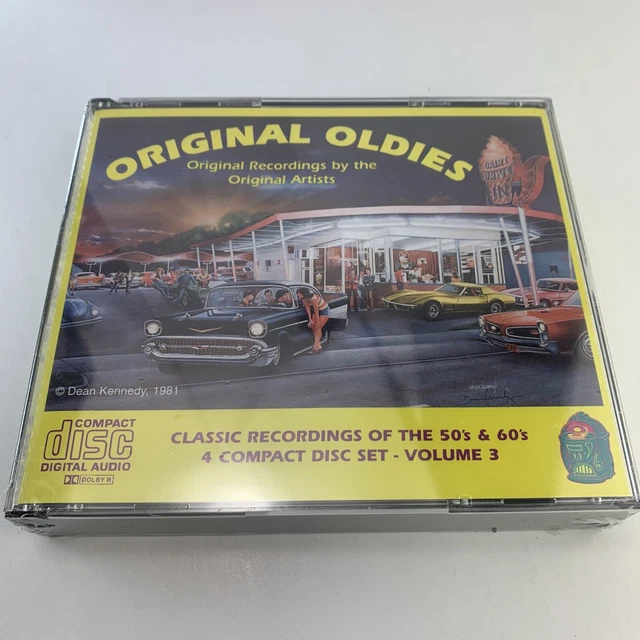ORIGINAL OLDIES CLASSIC Recordings of the 50's & 60s Volume 3 4 CD set ...