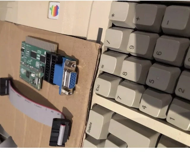 APPLE II IIE VGA Card HiRes Colour apple 2e Full color VGA VIDEO +CPM ...