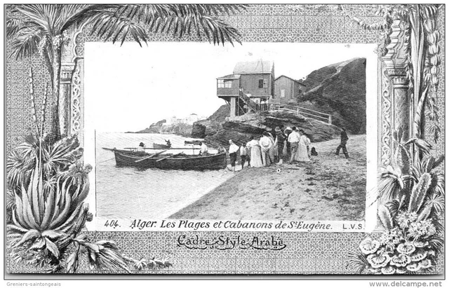 ALGERIE - ALGER - les plages et cabanons de ste eugene. EUR 4,00 - PicClick FR