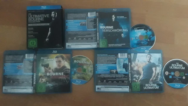 3X[BLU-RAY]-BOX DIE ULTIMATIVE Bourne Collection TRILOGIE Teile 1-3 MATT DAMON EUR 6,99 ...