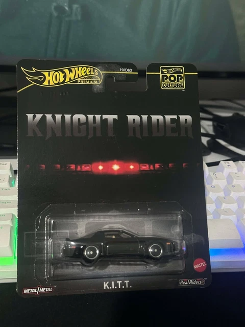 HOT WHEELS PREMIUM Real Riders Knight Rider KITT Super Pursuit Mode ...