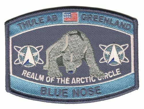 4.5 & BLUE Nose Polar Bear Thule Air Force Base Greenland Embroidered Patch $50.95 - PicClick AU
