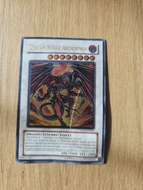 Carte Yu Gi Oh Dragon Rouge Archdémon Tdgs Fr041 Ultimate Rare Très