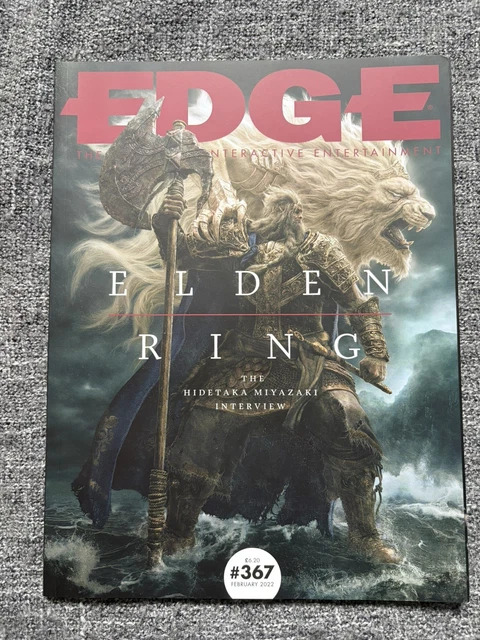 EDGE MAGAZINE #367 February 2022 Regular Cover - Elden Ring £17.99 ...