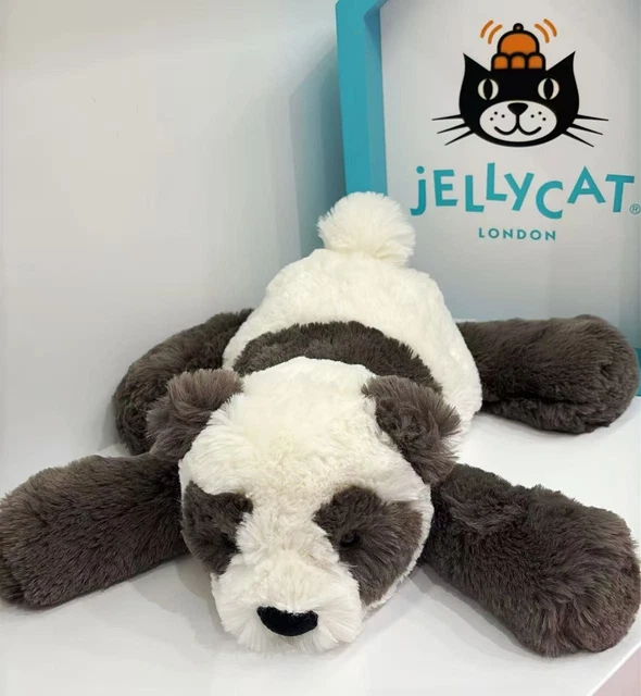 JELLYCAT SMUDGE PANDA Lush Plush Brand New with Tags Dust Bag Easter ...