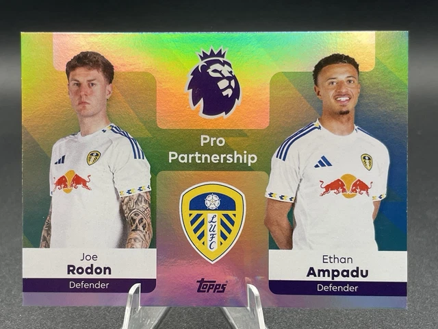 RODON AMPADU PRO Partnership Topps Premier League 2025/2026 Leeds 25/26 ...
