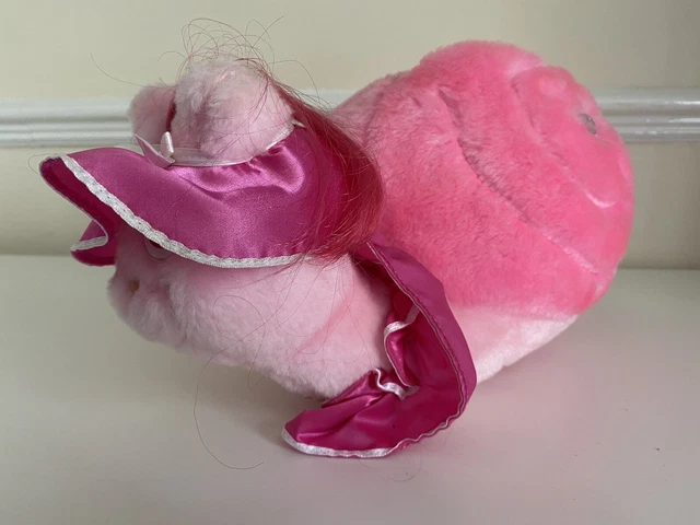 KEYPERS FANCY PLUSH Soft Toy Snail Large 12" Long Pink Pearl Tonka ...