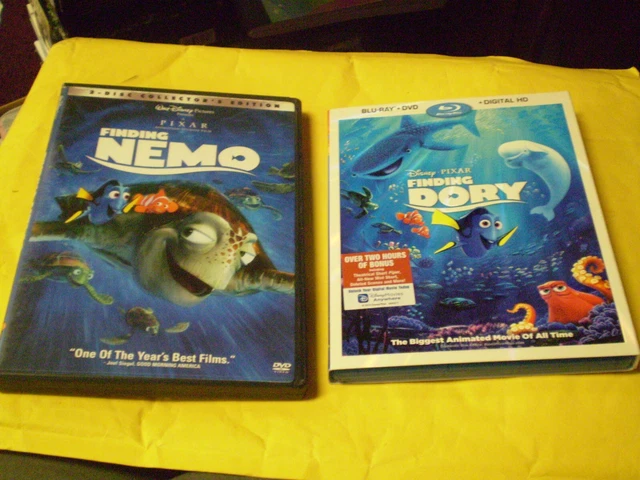 (2) DISNEY PIXAR Finding Nemo Blu-Ray/DVD Lot: Finding Nemo & Dory Both £6.28 - PicClick UK