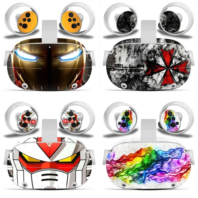 FOR OCULUS QUEST 2 VR Glasses Skin Sticker Controller Protetcive PVC ...
