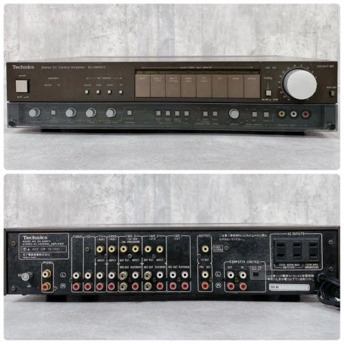 TECHNICS SU-A6MK2 STEREO DC Control Amplifier Used Black Operation ...