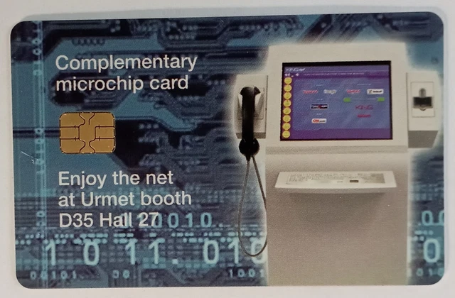 TELECARTE DÉMO/TEST - Urmet Cebit - Complementary Microchip Card - Ec ...