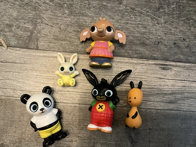 CBEEBIES BING ACTION Figures Bing, Flop, Pando, Preowned £7.50 ...