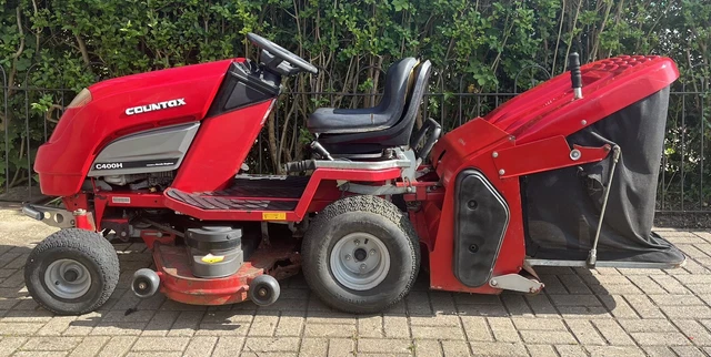 COUNTAX C400H PETROL Ride-On Mower / Lawn Tractor Honda V Twin Grass ...