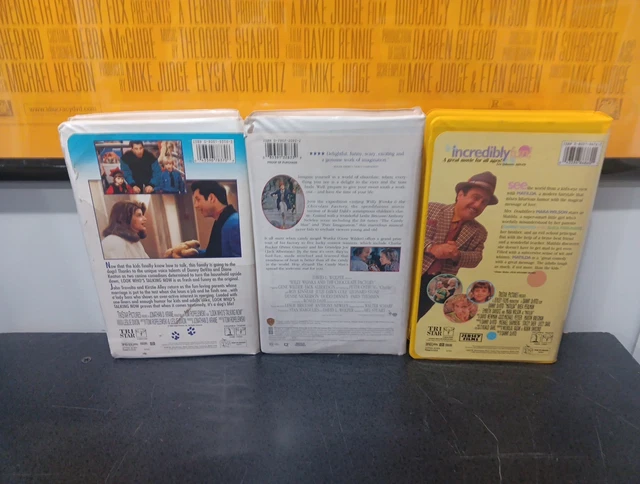 VHS LOT LOOK Whos Talking Willy Wonka Matilda $11.03 - PicClick CA