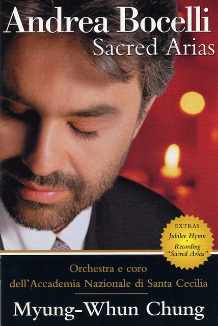 ANDREA BOCELLI - Sacred Arias (DVD) Bocelli Andrea EUR 26,12 - PicClick IT