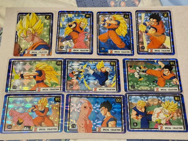 DRAGON BALL Z Special Collection Part 2 - 10 Cartes Brillantes - RARE ...