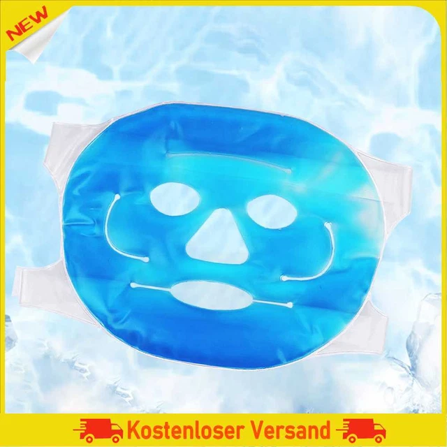 COOLING ICE MASK Full Face Cooling Mask Hot Cold Use Ice Face Mask for ...