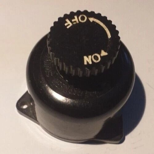ORIGINAL WW2 BAKELITE RAF Aircraft Cockpit Type E Dimmer Switch Ref 5/c ...
