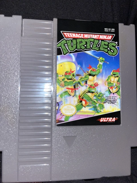 TEENAGE MUTANT NINJA Turtles ORIGINAL Nintendo NES 1985 jeu authentique ...