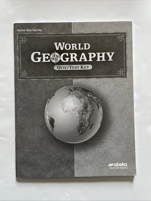 ABEKA 9TH GRADE World Geography Quiz/Test Teacher Key 2nd edition £7.88 ...