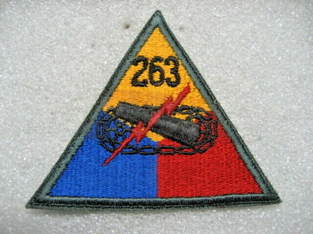 /US ARMY PATCH 263rd Tank Battalion,ww2 EUR 21,41 - PicClick FR