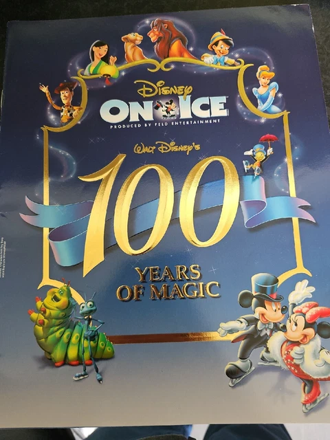 DISNEY ON ICE Walt Disney's 100 Years Of Magic Programme £12.00 ...
