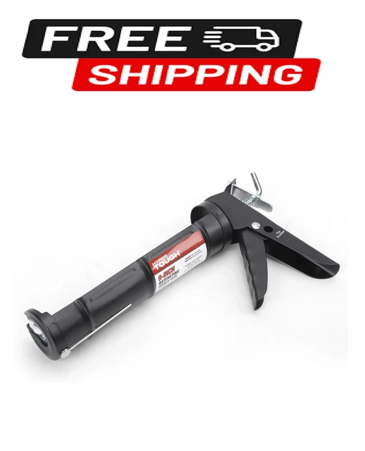 CAULKING GUN SILICONE 9'' Sealant Caulk Glue Tool Heavy Duty Hand ...