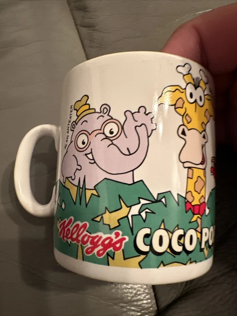 VINTAGE 1986 KELLOGG'S Coco Pops Cup Mug Breakfast Cereal Old School ...