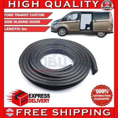 FOR FORD TRANSIT Custom Side Sliding Door Rubber Body Weatherstrip Left ...